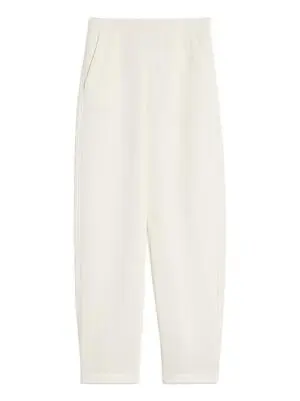 Max Mara Cotton Fleece Trousers - Ivory