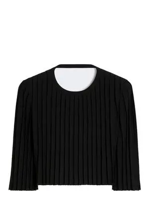 MAX MARA Stretch Viscose Crop Top