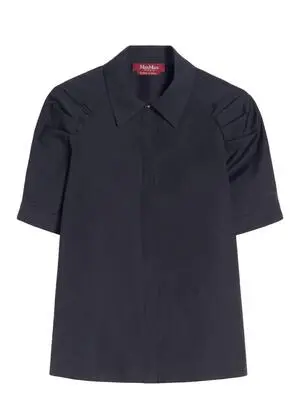 Max Mara Cotton Poplin Shirt - Black