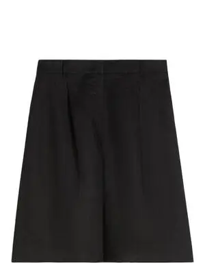 Max Mara Linen Bermuda Shorts - Black