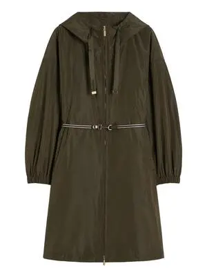 Max Mara Water-repellent Taffeta Parka - Green