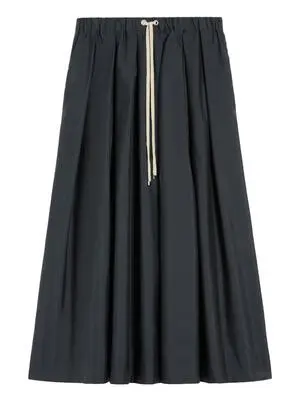 Max Mara Cotton Poplin Maxi Skirt - Ultramarine