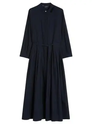 Max Mara Long Cotton Voile Dress - Ultramarine