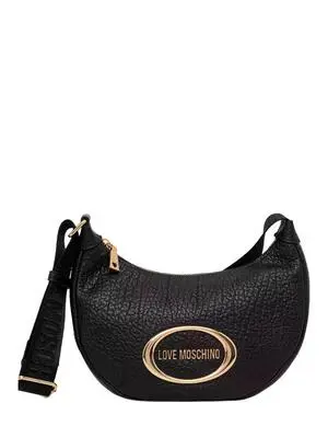 Moschino Logo-lettering Crossbody Bag - Black