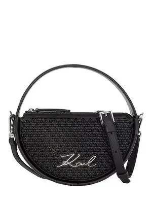 Karl Lagerfeld Logo-plaque Tote - Black