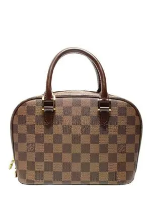 LOUIS VUITTON 2004 Mini Sarria Damier Handbag - Brown