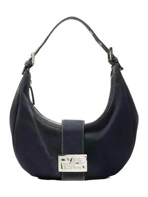 Fendi 2000-2015 Mamma Half-moon-shape Bag - Blue