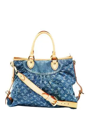 LOUIS VUITTON 2007 Monogram Denim Bag - Blue