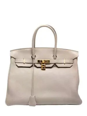Hermès 2017 Leather Tote Bag - Neutrals