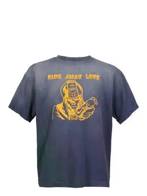 SAINT MXXXXXX Graphic Print T-shirt - Blue