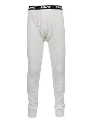 SAINT MXXXXXX Ribbed Logo Waistband Loungewear - White
