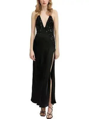 Bardot Rosella Lace Sequin Dress - Black
