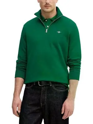 Gant Zip Sweatshirt - Green