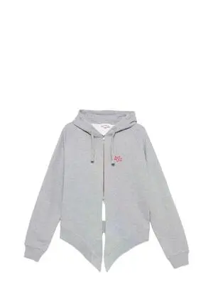 CHARLES JEFFREY Zip-up Hoodie - Grey