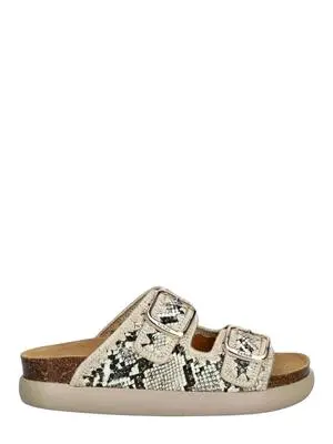 DR. SCHOLL'S SHOES Noelle Buckle Sandals - Neutrals