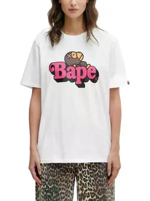 A BATHING APE Logo-print T-shirt - White