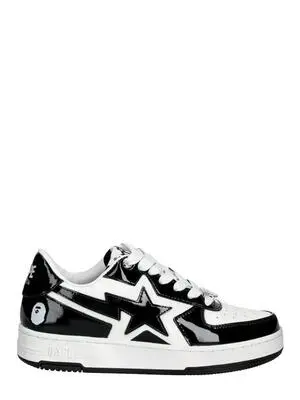 A BATHING APE Star-embellished Sneakers - White
