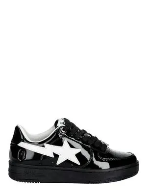 A BATHING APE Star-embellished Sneakers - Black