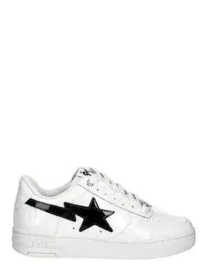 A BATHING APE Star-embellishment Low Top Sneakers - White