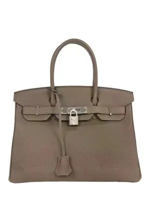 Hermès 2013 30 Birkin Togo Tote Bag - Grey