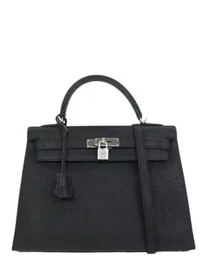 Hermès 2008 32 Kelly Sellier Two-way Tote Bag - Black