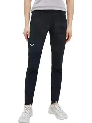 SALEWA Agner Panelled Performance Leggings - Black