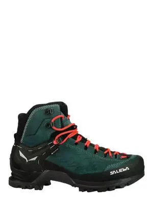 SALEWA Mtn Trainer Mid Gtx Geometric-pattern Trainers - Green