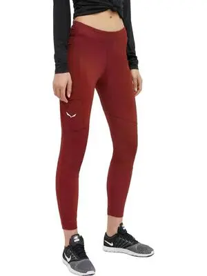 SALEWA Patch-pocket Leggings - Red