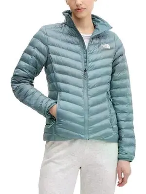 The North Face Logo-embroidered Padded Jacket - Blue