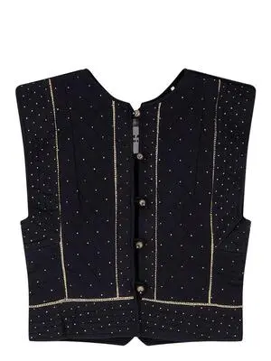 MARANT ETOILE Volana Padded And Quilted Vest - Black