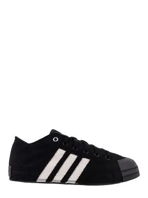 ADIDAS Y-3 Canvas Sneakers With Logo - Black