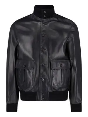 VALSTAR Valstarino Nappa Leather Jacket - Black