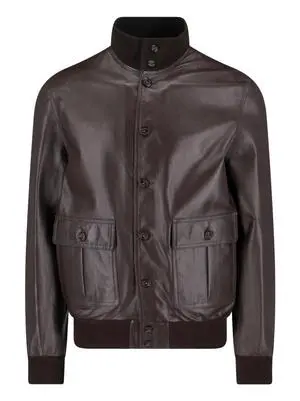 VALSTAR Valstarino Nappa Leather Jacket - Brown