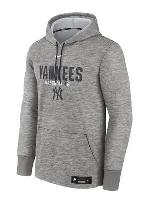 Nike New York Yankees Authentic Collection Therma MLB Pullover Hoodie Grey