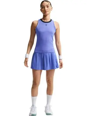 Nike Court Advantage Dri-fit Pleated Tennis Skirt - Blue