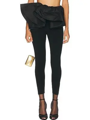 Burc Akyol Flamenco Peplum Legging - Black