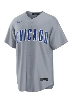 Nike Pete Crow-armstrong Chicago Cubs Mlb Replica Jersey - Grey