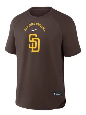 Nike San Diego Padres Authentic Collection Batting Practice Pregame Mlb Top - Brown