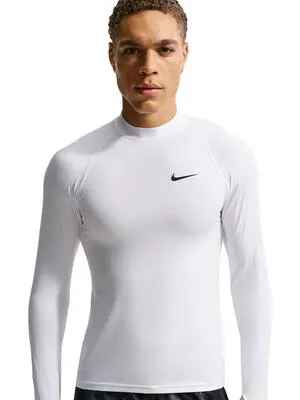 Nike Dri-fit Uv Long Sleeve Rashguard Top - White