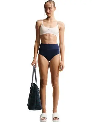 Nike Swim Effortless Essential High Waist Full Bottom - Blue