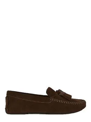 Jenni Kayne Beck Mocassin With Tassel Detail - Chocolate