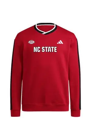 Adidas Nc State Wolfpack 3-stripes Fleece Crew - Team Power Red / Black