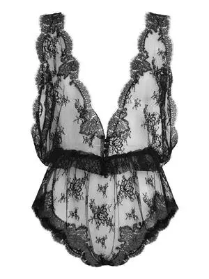 Dolce & Gabbana Lace Bodysuit - Black