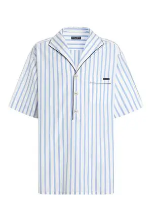 Dolce & Gabbana Striped Poplin Shirt - Multicolor
