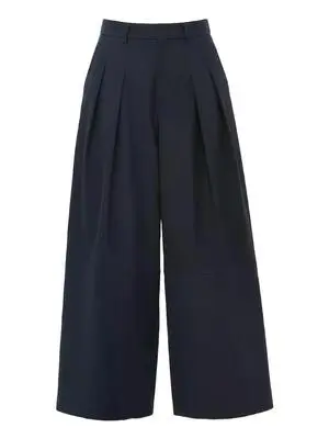 ELEH Pleated Trousers - Blue