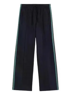 AMI Paris Stripe-detailing Track Pants - Blue