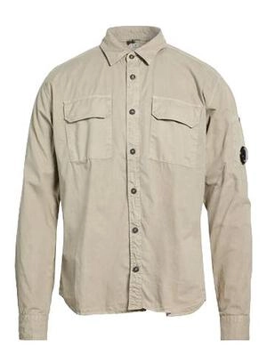 C.P. COMPANY C. P. Company Man Shirt Sand Size S Cotton Sand
