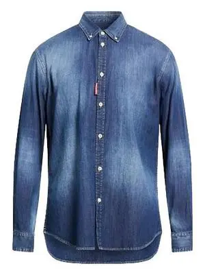 Dsquared2 Denim Shirt Size Cotton, Elastane - Blue