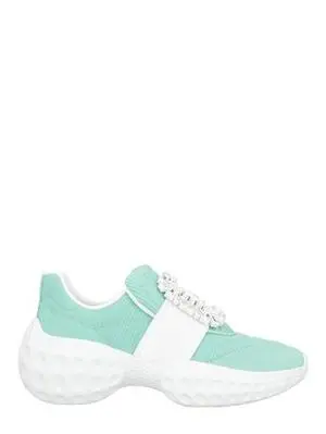 ROGER VIVIER Light Textile Fiber Sneakers - Green