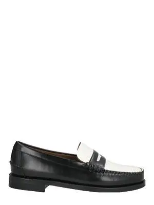 SEBAGO Leather Penny Loafers - White